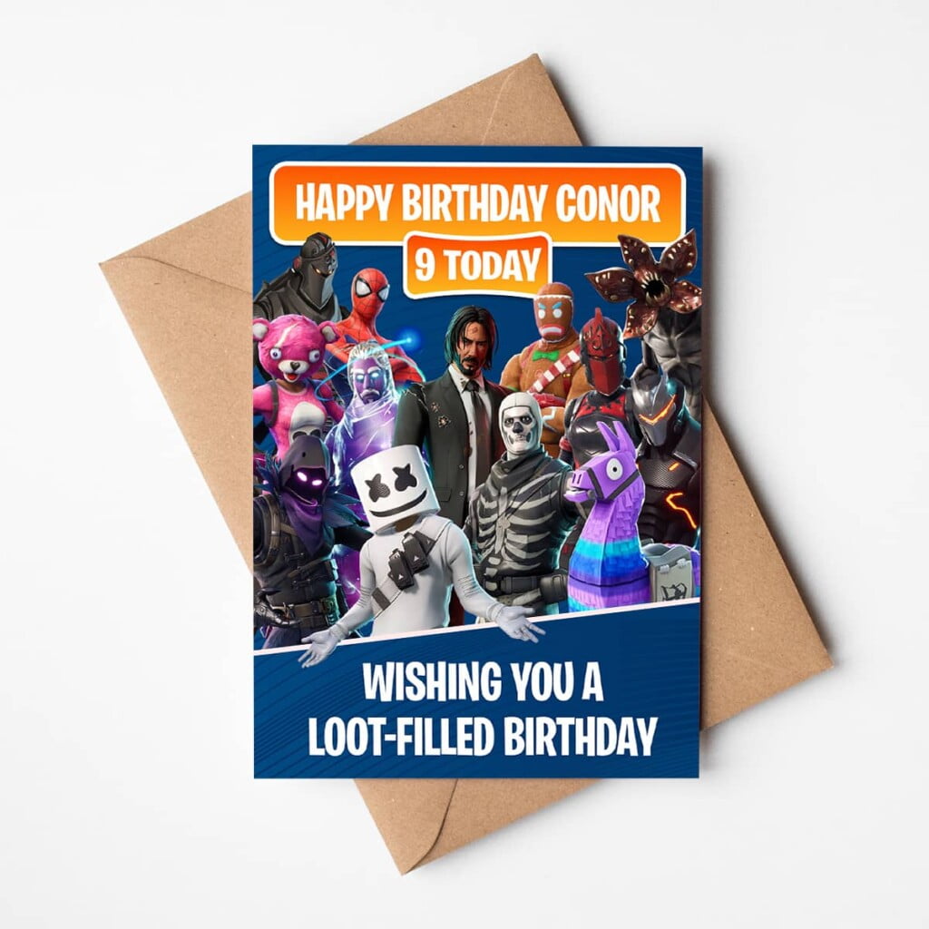 Fortnite Birthday Card | Design Gaff | Monaghan | Ireland