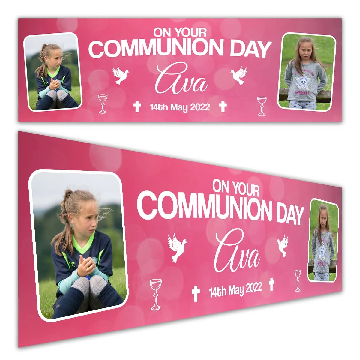 Girls First Holy Communion Banner