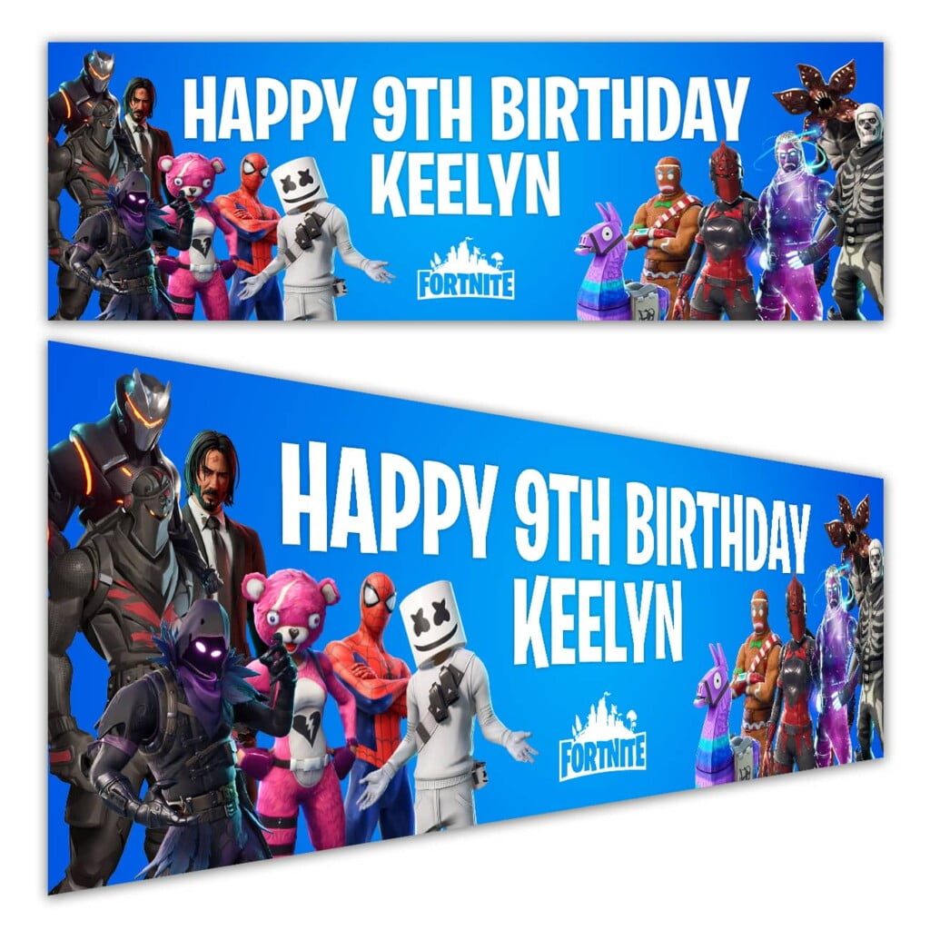 Fortnite Birthday Banner