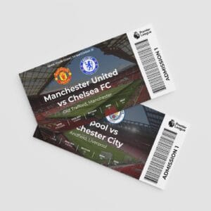 Fake football Tickets | Design Gaff | Ireland